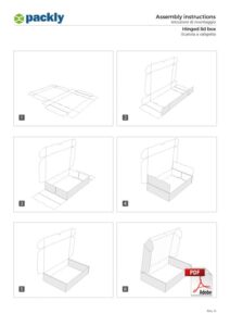 Assembly instructions: hinged lid box • Packly Help Center